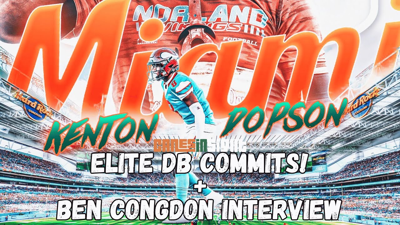Canes land ELITE DB prospect | 2026 OL Commit Ben Congdon joins the ...