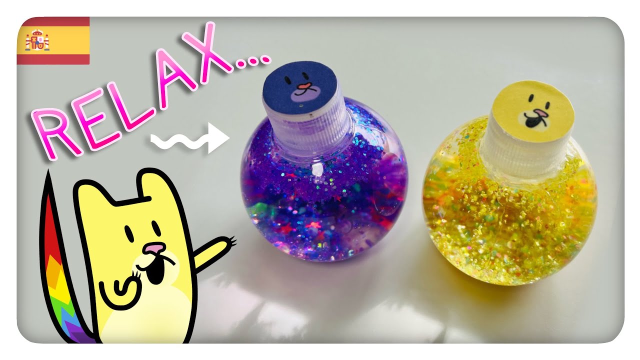 BOTELLAS SENSORIALES de Gato Rainbow & Gata Moon 🍼 RINCÓN de la CALMA 💖 ...