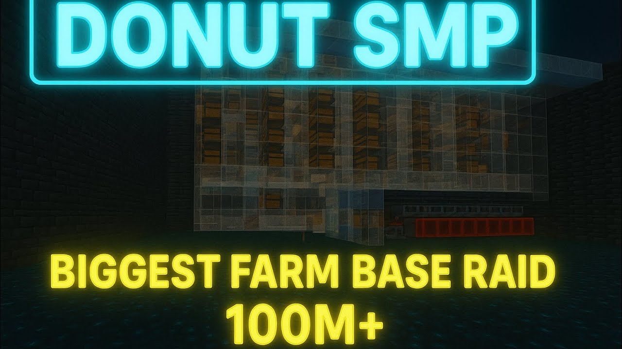 INSANE 100M+ Base Raid | Biggest Farm on Donut SMP - YouTube