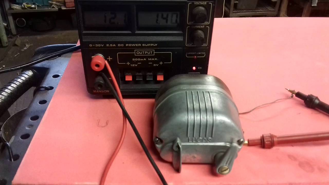 Series 2a land rover wiper motor - YouTube
