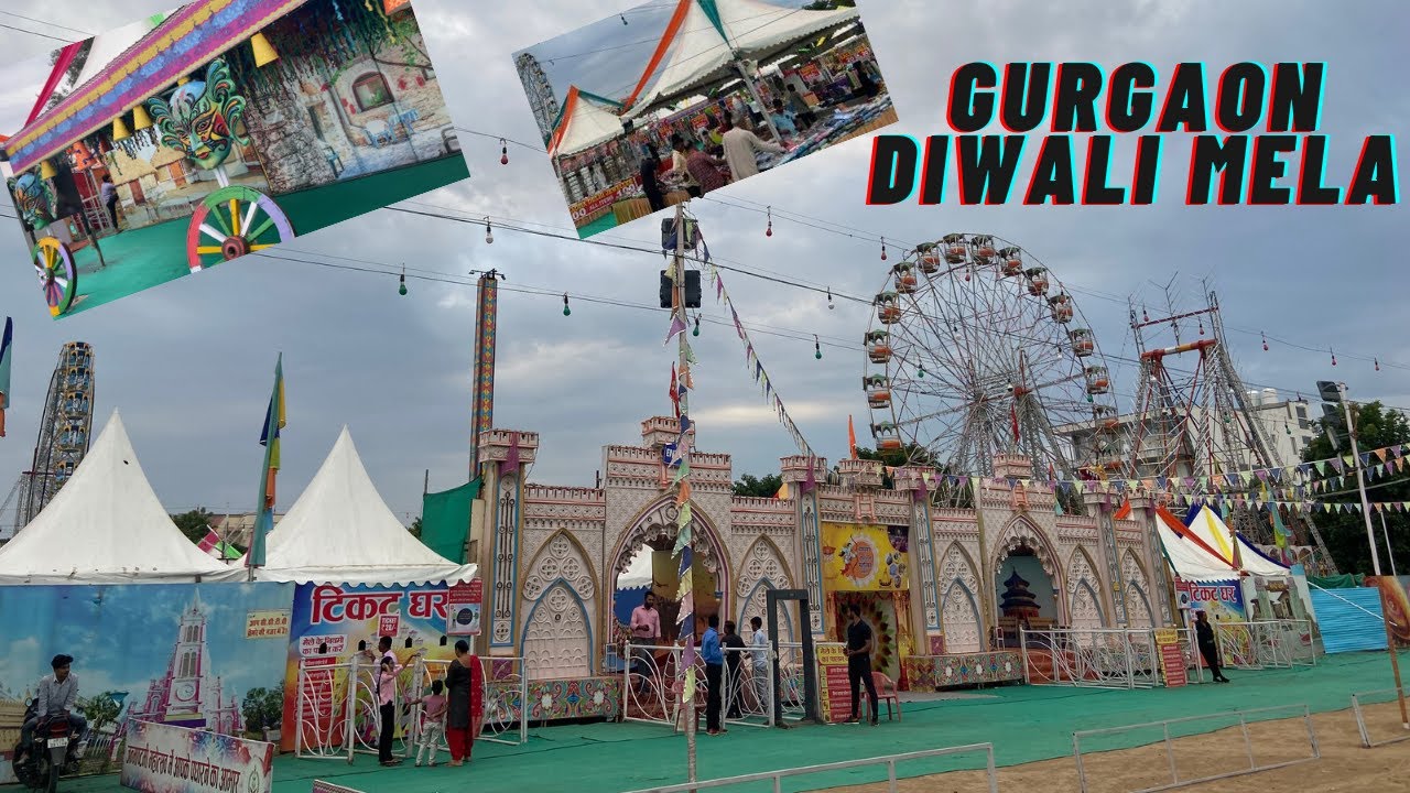 Diwali Mela Gurgaon Sector 5 Me🎪Entry Only ₹20🤩 - YouTube