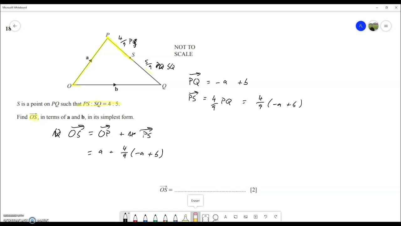 2021- IGCSE Questions - Vectors - YouTube