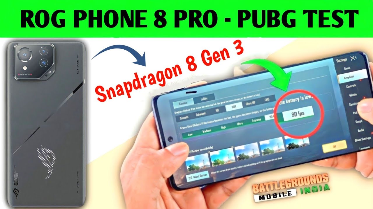 Rog Phone 8 Pro Pubg Test | Rog Phone 8 Pro Pubg Graphics Test | Rog ...