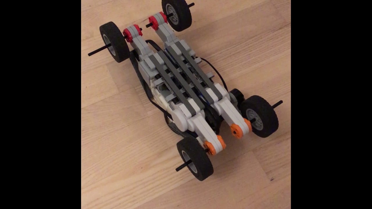 Lego Mindstorm Racer Car With 4 Wheel Drive (1:2) - YouTube
