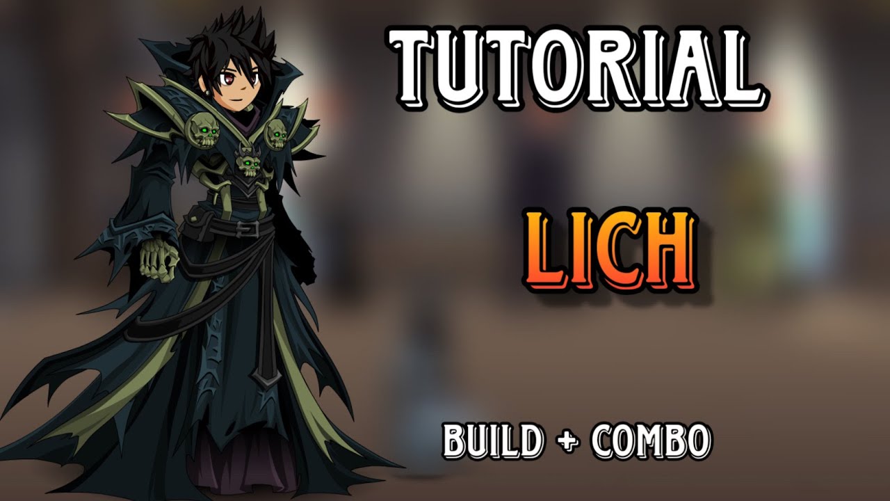 AQW | COMO JOGAR DE LICH - TUTORIAL DE CLASSES - YouTube