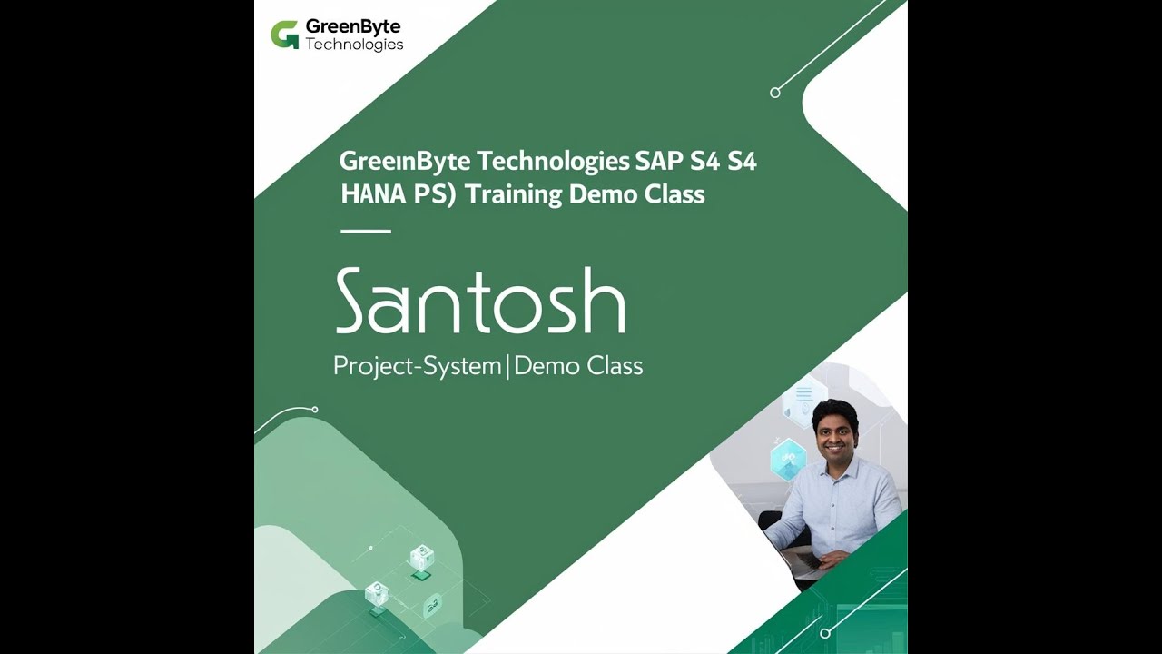 SAP S/4 HANA PS Online Training | GreenByte Technologies - YouTube