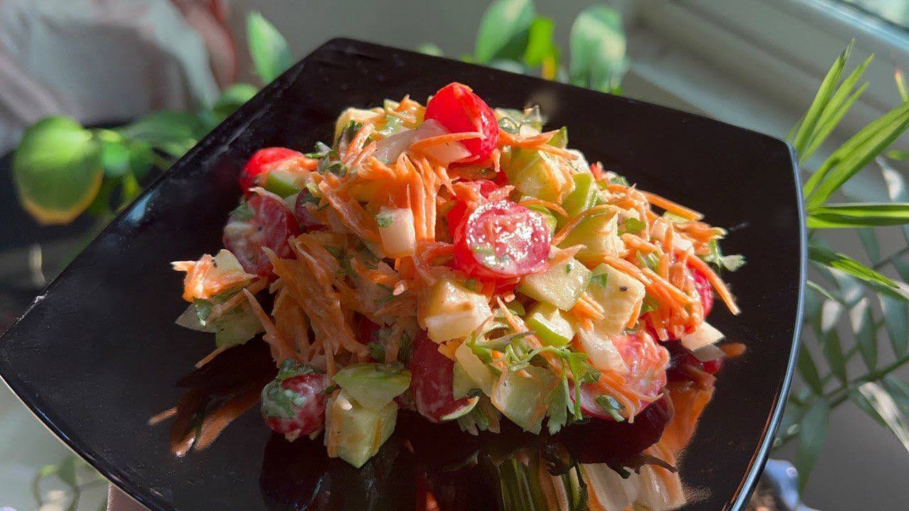 vegetable Salad without Mayo | Everyone is looking for this healthy ...