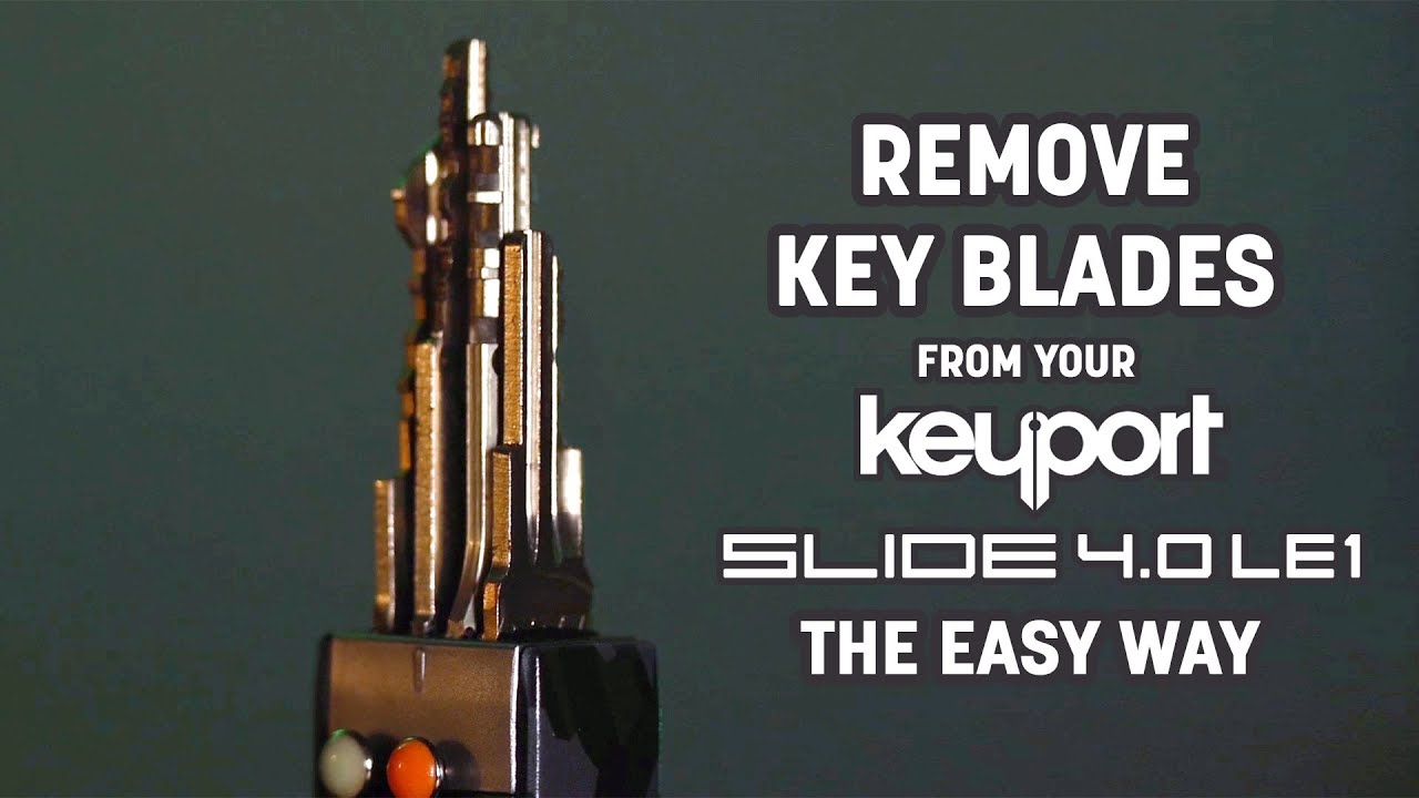 How to Remove Key Blades from your Keyport Slide 4.0 (The Easy Way ...