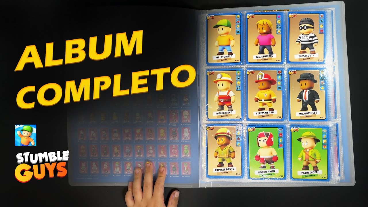 STUMBLE GUYS ALBUM COMPLETE COMPLETO - YouTube