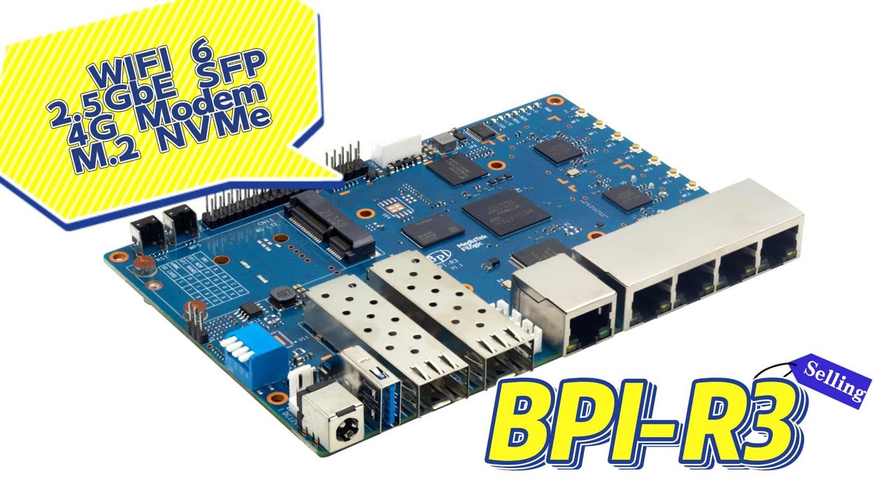BananaPi BPI-BPI-R3 Router Hardware introduction,Powerful industrial ...