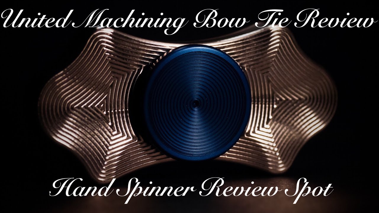 United Machining LLC Bow Tie Review - Stainless Steel Fidget Hand ...