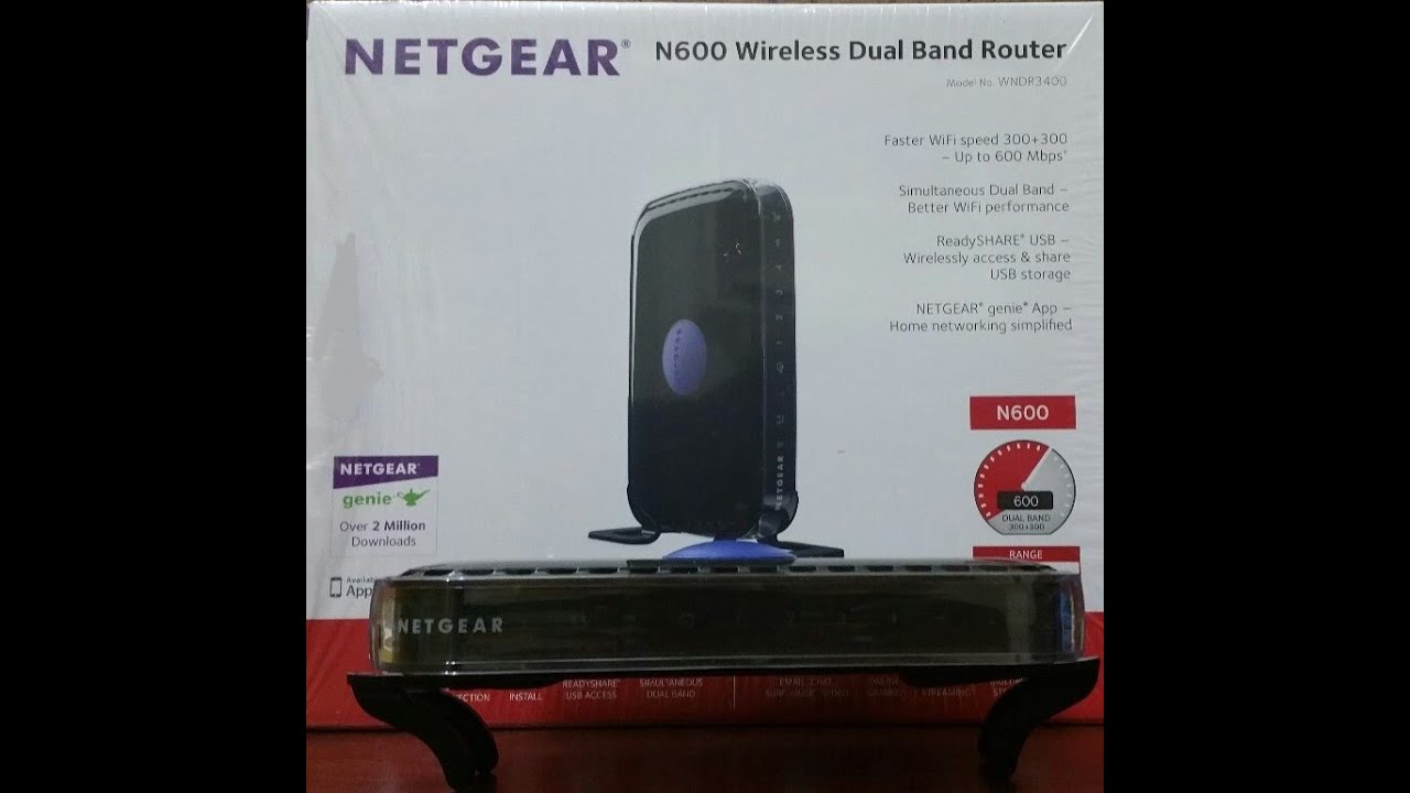 Netgear N600 Dual Band Wifi Router - YouTube