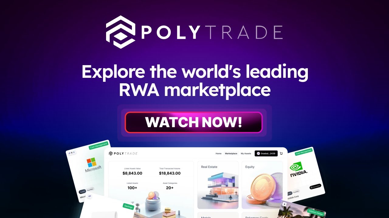 Polytrade Marketplace: The World's Leading RWA Marketplace - YouTube