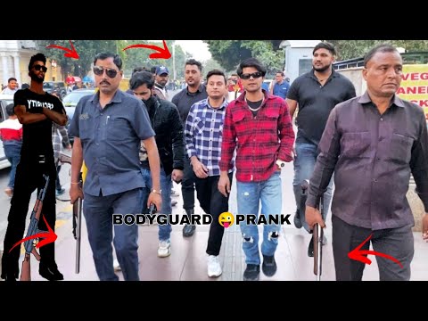 FAKE CELEBRITY 😜 PRANK IN PUBLIC | FAKE BODYGUARD PRANK 🥰 | Azhar Pradhan