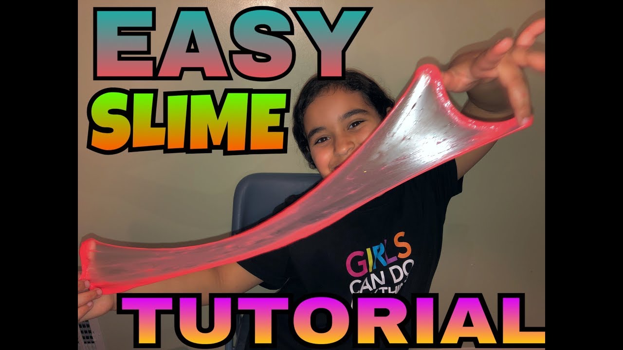 EASY SLIME TUTORIAL - YouTube