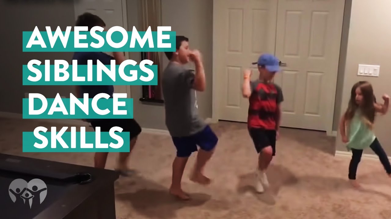 Awesome Siblings Dance Skills - YouTube