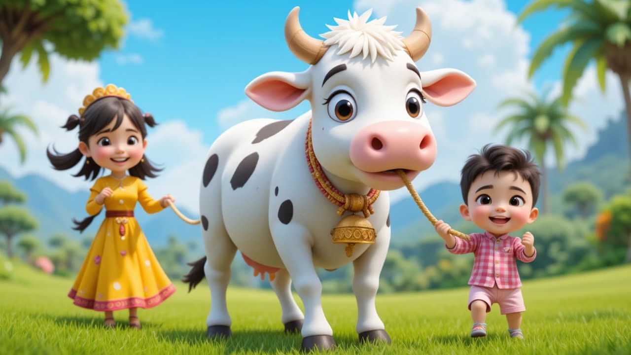 गैया मेरी गईया | Hindi Kids Poem & Nursery Rhyme | Gaiya Meri Gaiya ...