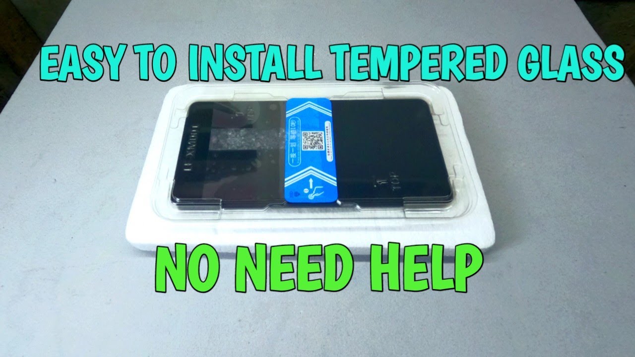 SIMPLE EASY WAY TO INSTALL TEMPERED GLASS FOR YOUR MOBILE PHONE - YouTube