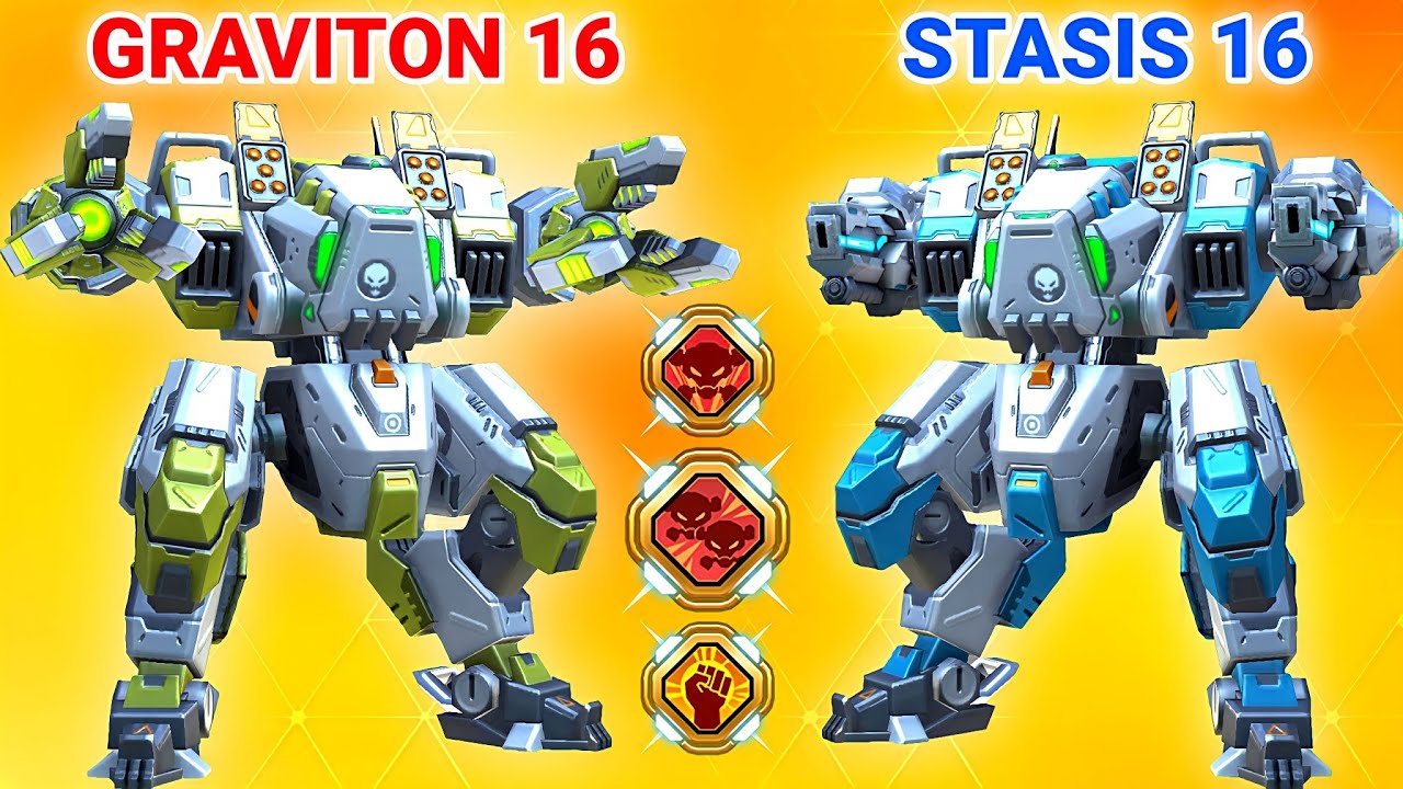 Gatecrasher with Graviton Beam 16 & Stasis Beam 16 - Mech Arena - YouTube