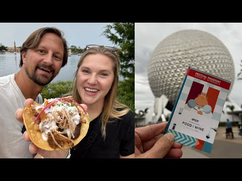 Come To Dinner With Us At EPCOT's Food & Wine Fest! | Disney Date Night Around World Showcase!