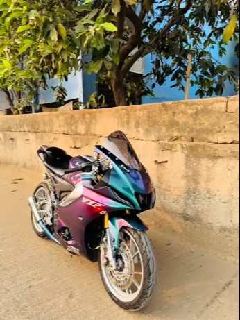 r15 m colour modified 😵🤯 #viralvideo #yamahamt15modificationstutas # ...