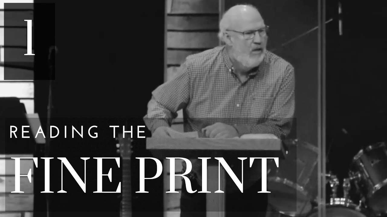 [1] Reading The Fine Print w/ Pastor McNeil - YouTube