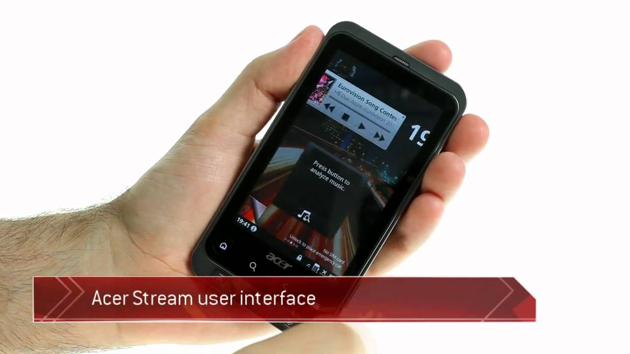 Acer Stream UI video demonstration - YouTube