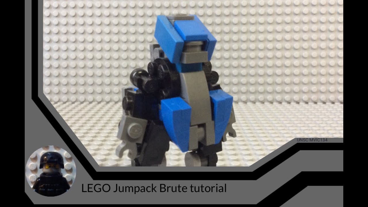 LEGO Halo Jump-pack brute tutorial - YouTube