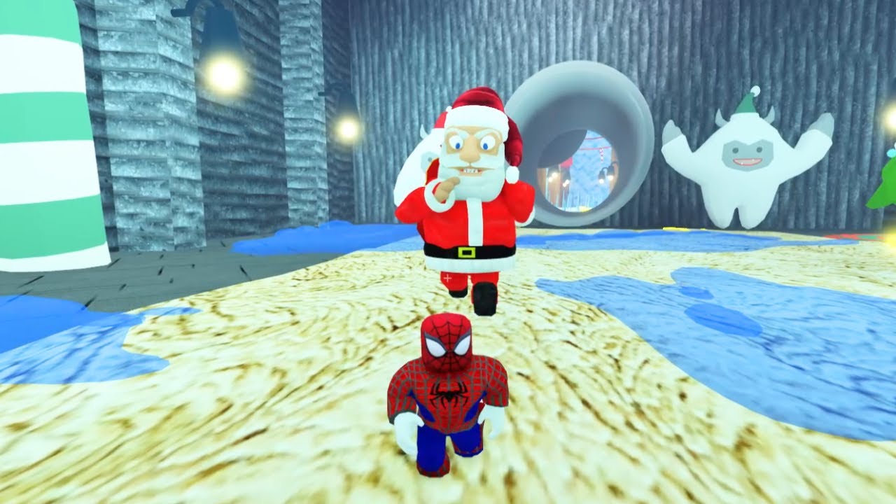Escape Evil Santa - Roblox Obby - YouTube