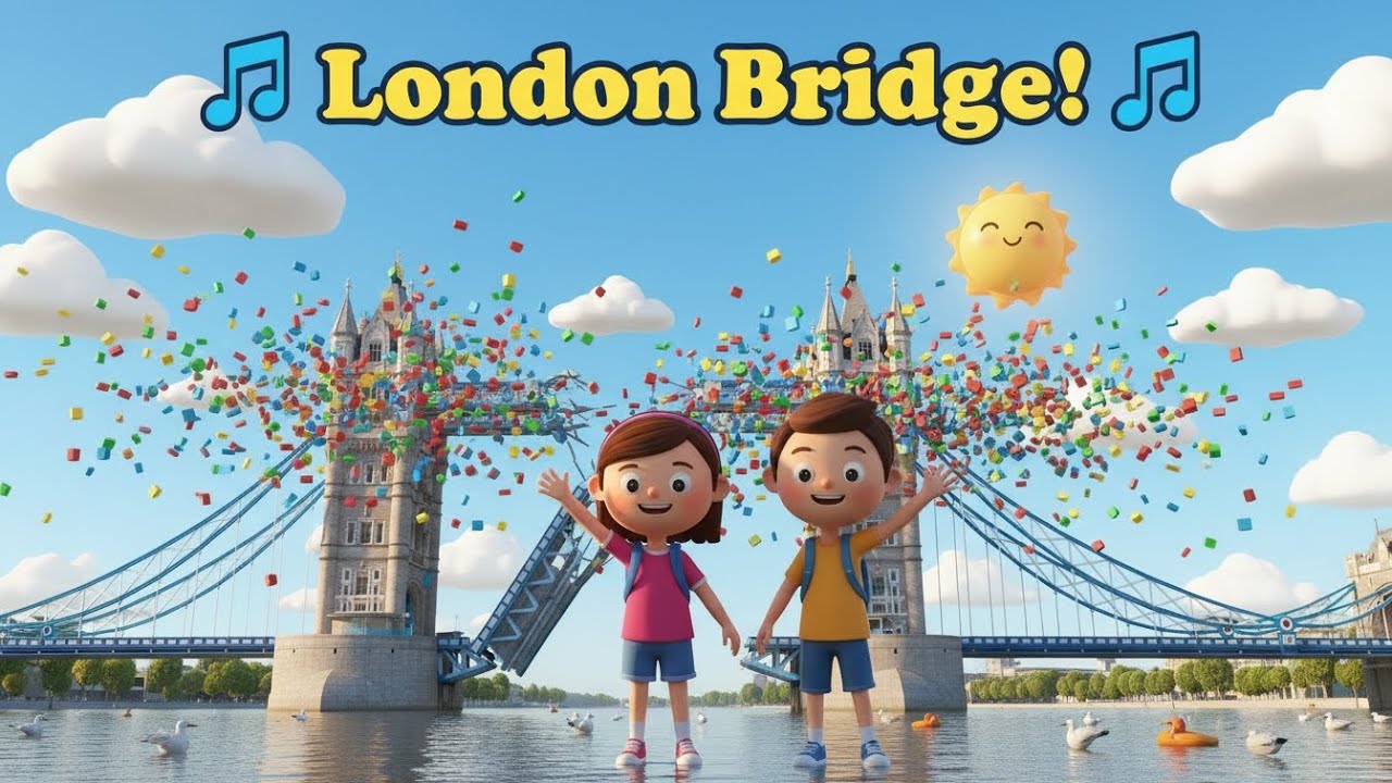London Bridge Is Falling Down 🌉🎶 | Fun Nursery Rhyme for Kids | Magic ...