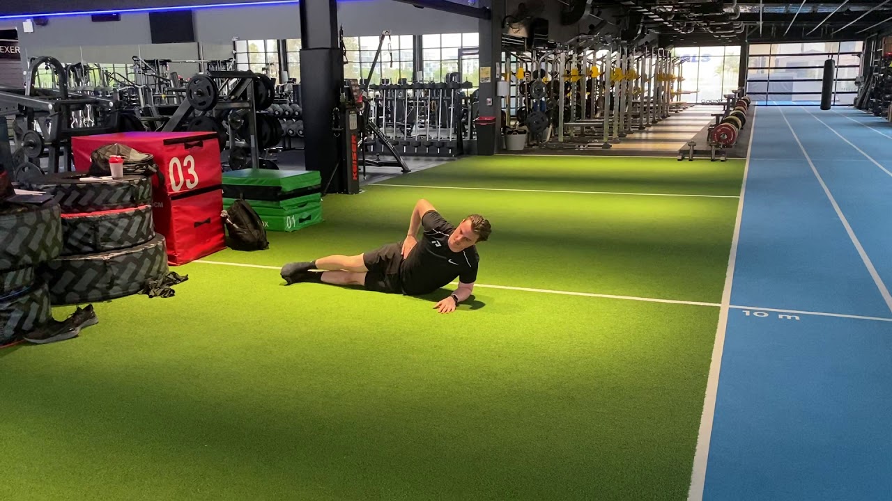 Core: Anti Lateral Flexion- Side Plank Hip Drop - YouTube