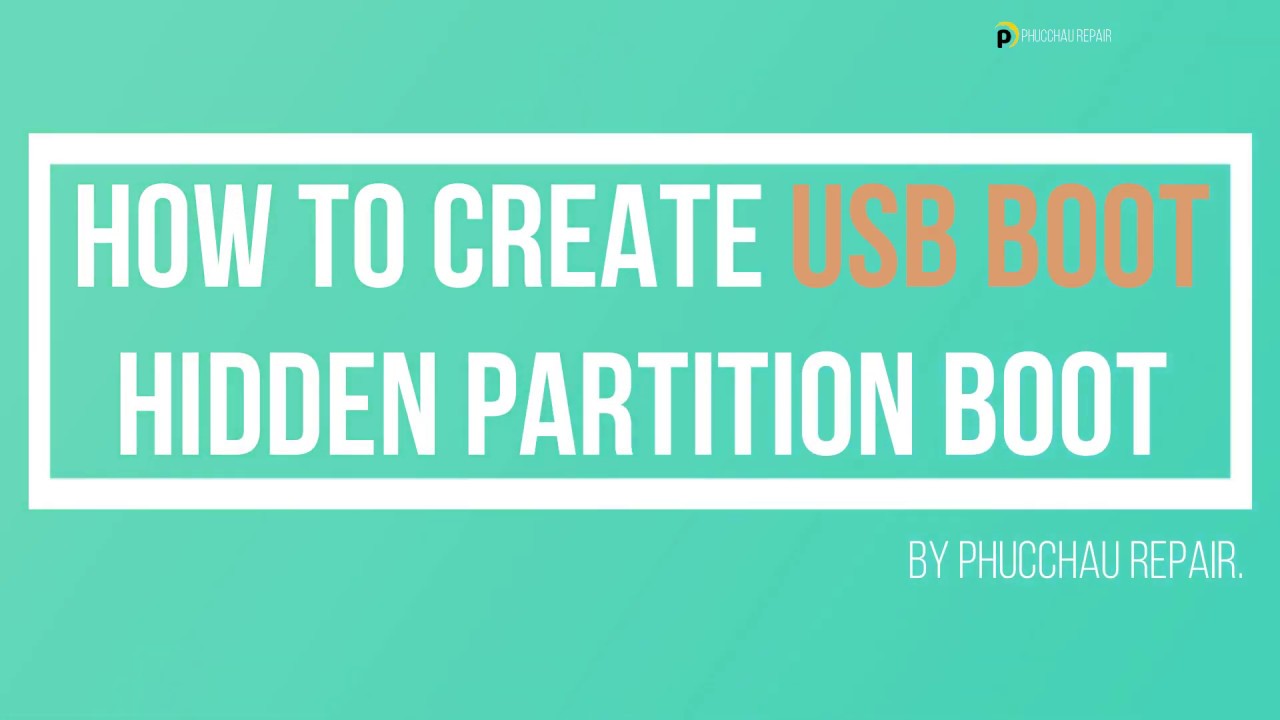 #HirenBoot :How to create USB BOOT - hidden boot partition 2020 (legacy ...