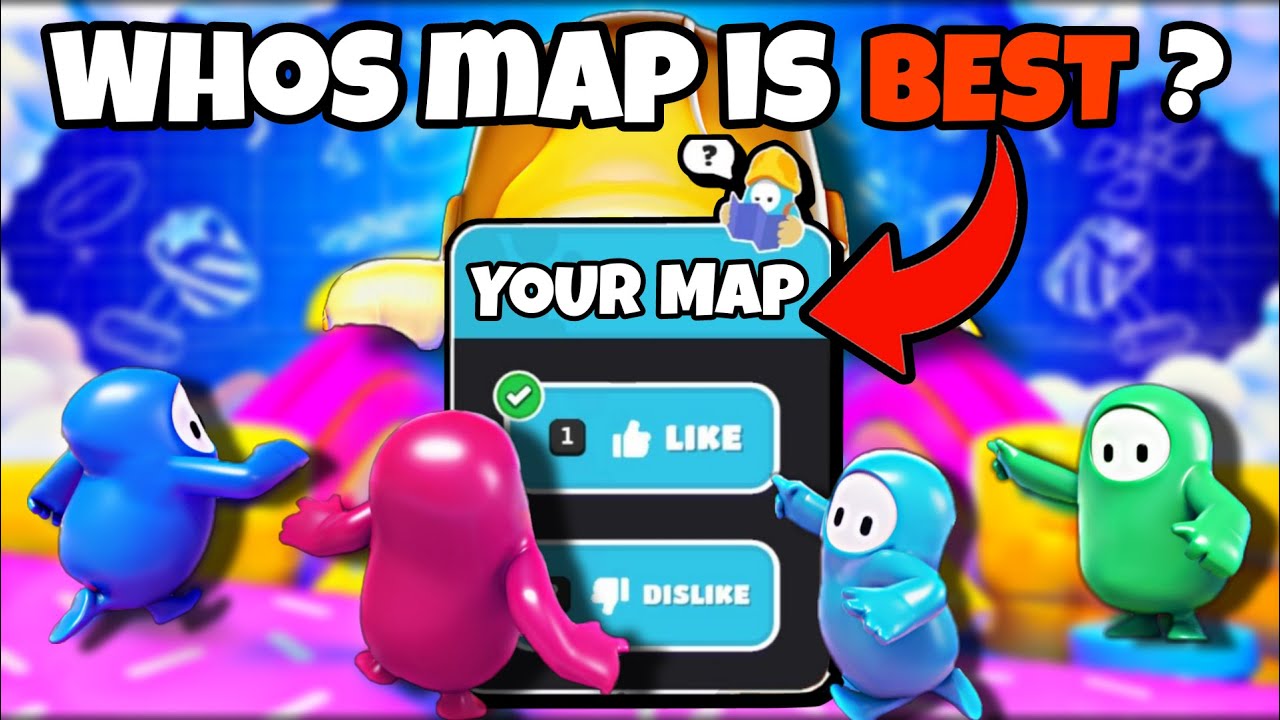 [LIVE] Rating YOUR Fall Guys Creative Maps! Best Maps Win! - YouTube