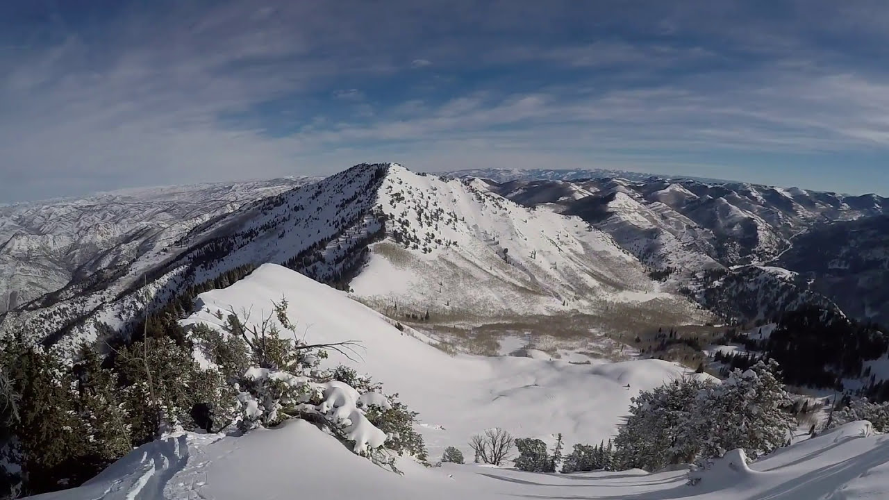 Mount Raymond Utah Backcountry Skiing - YouTube