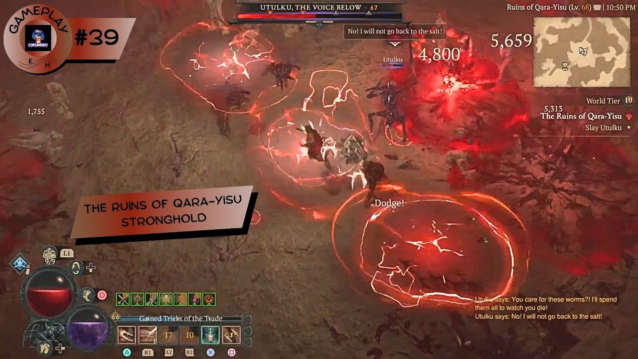 Diablo 4 Season of Blood - Rogue Twisted blades - The ruins of Qara ...