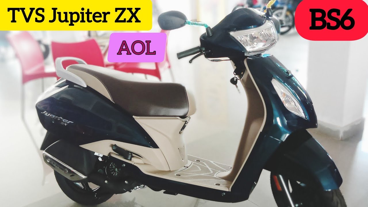 New TVS Jupiter zx AOL BS6 | Review features Details | - YouTube