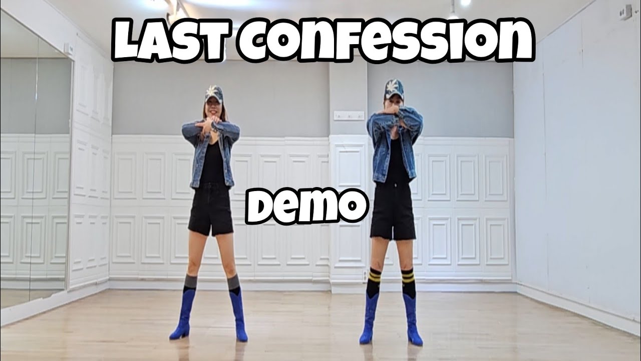 Last Confession - Line Dance (Demo)/Phrased Intermediate/Mark Furnell/Chris Godden - YouTube