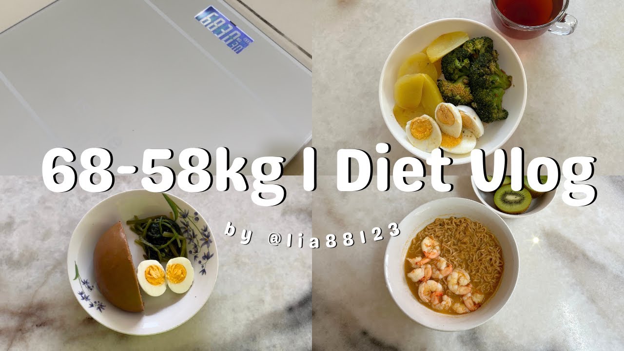 68-58kg l What I eat on weekend for diet 💪💪 - YouTube