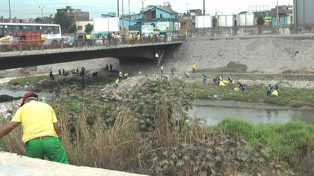 El río Rimac no es un Basurero - San Juan de Lurigancho - El Agustino ...