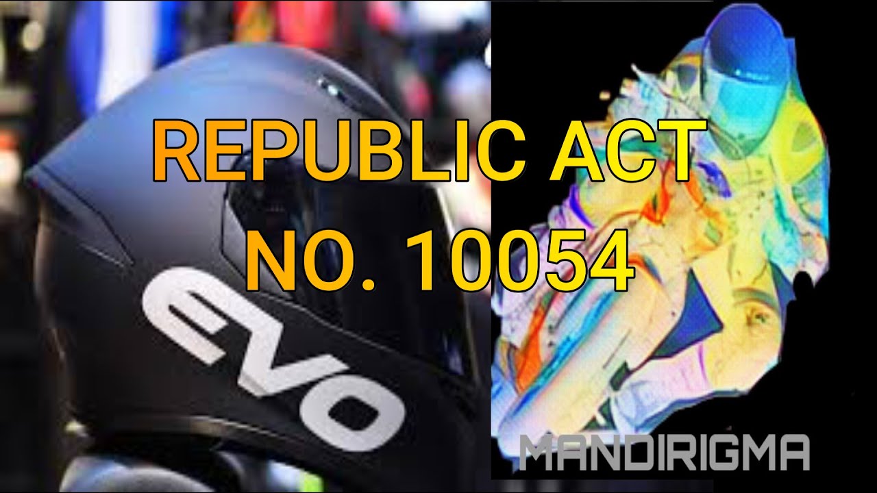 RA No. 10054 / Lahat ay dapat maging Responsableng Rider / Team Topcai ...