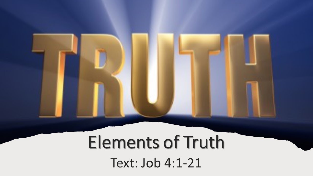 The Book of Job Series - Elements of Truth - YouTube