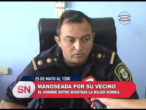 MANOSEADA POR SU VECINO