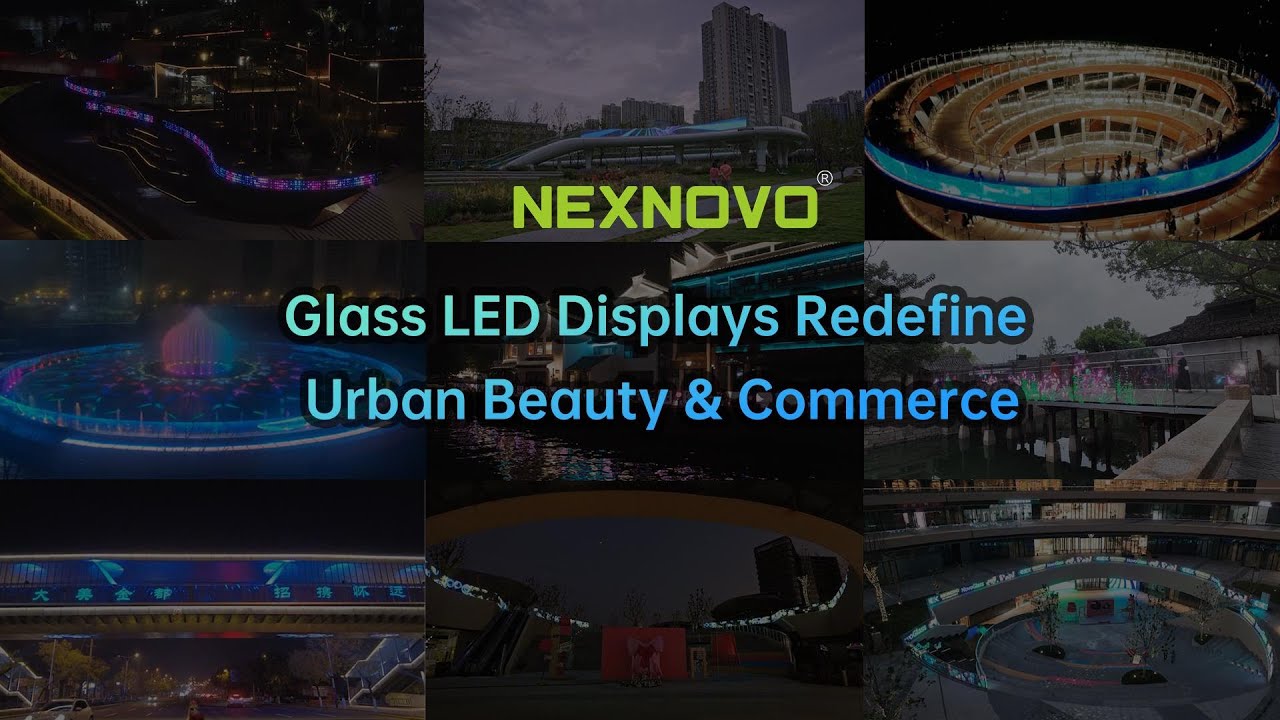 Innovative Glass LED Screens: Iconic Indoor & Outdoor Railing Projects ...