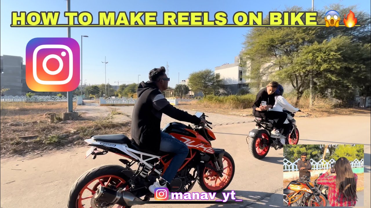 How To Make Reels On Bike 😱🔥 || Bike Reels || #duke390 #mt15 - YouTube