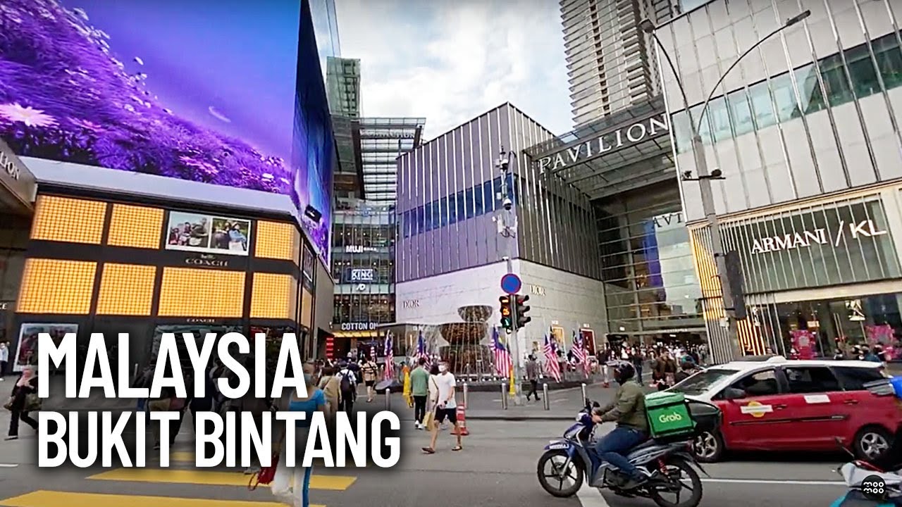 Malaysia KL - Bukit Bintang Downtown - Bintang Walk (2022) - YouTube