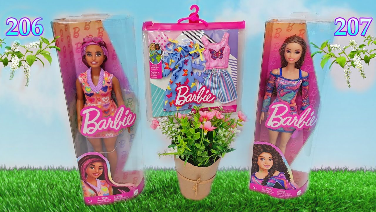 Transforming Fashionista 206 & 207 into a Made-to-Move Barbie /Unboxing ...