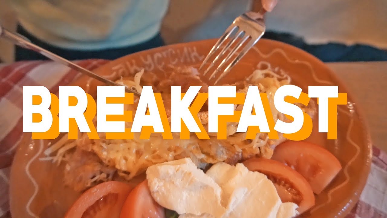 Trying Serbian breakfast for the first time & Discovering Zemun - YouTube