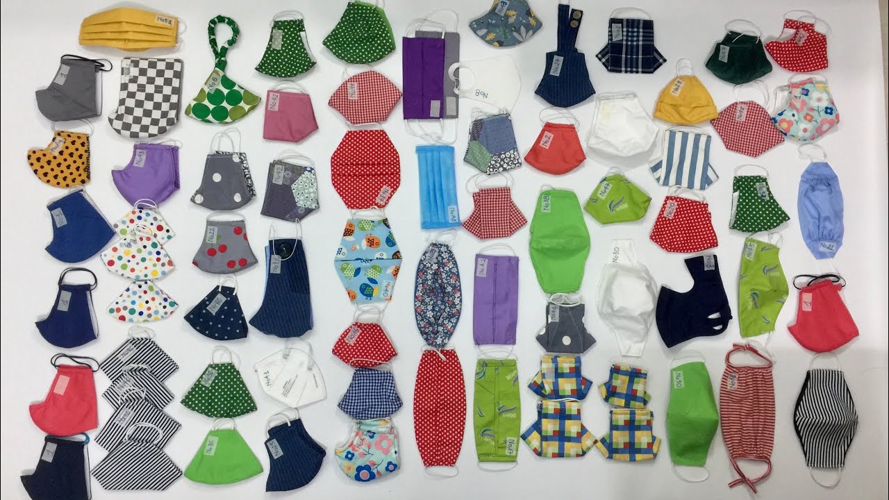 Summary of 60 face masks models at home / Review of 60 masks Models ...