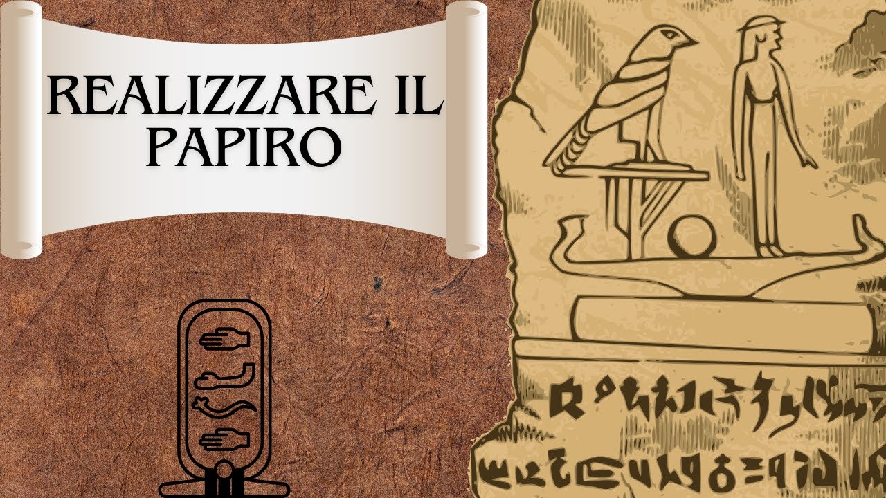 Come si realizza la carta dal papiro!! How to make papyrus paper!! - YouTube