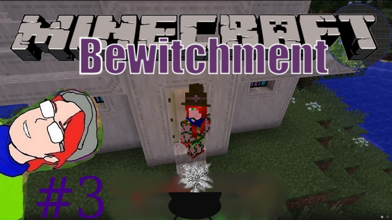 Minecraft. Bewitchment #3 - How to get Mandrake Root. (through cheating ...